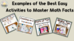 Master Math Facts with These Easy Activities